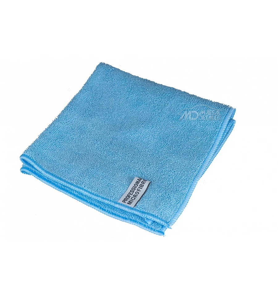 Toalla microfibra multiusos profesional azul 40x40 cm 300 GSM